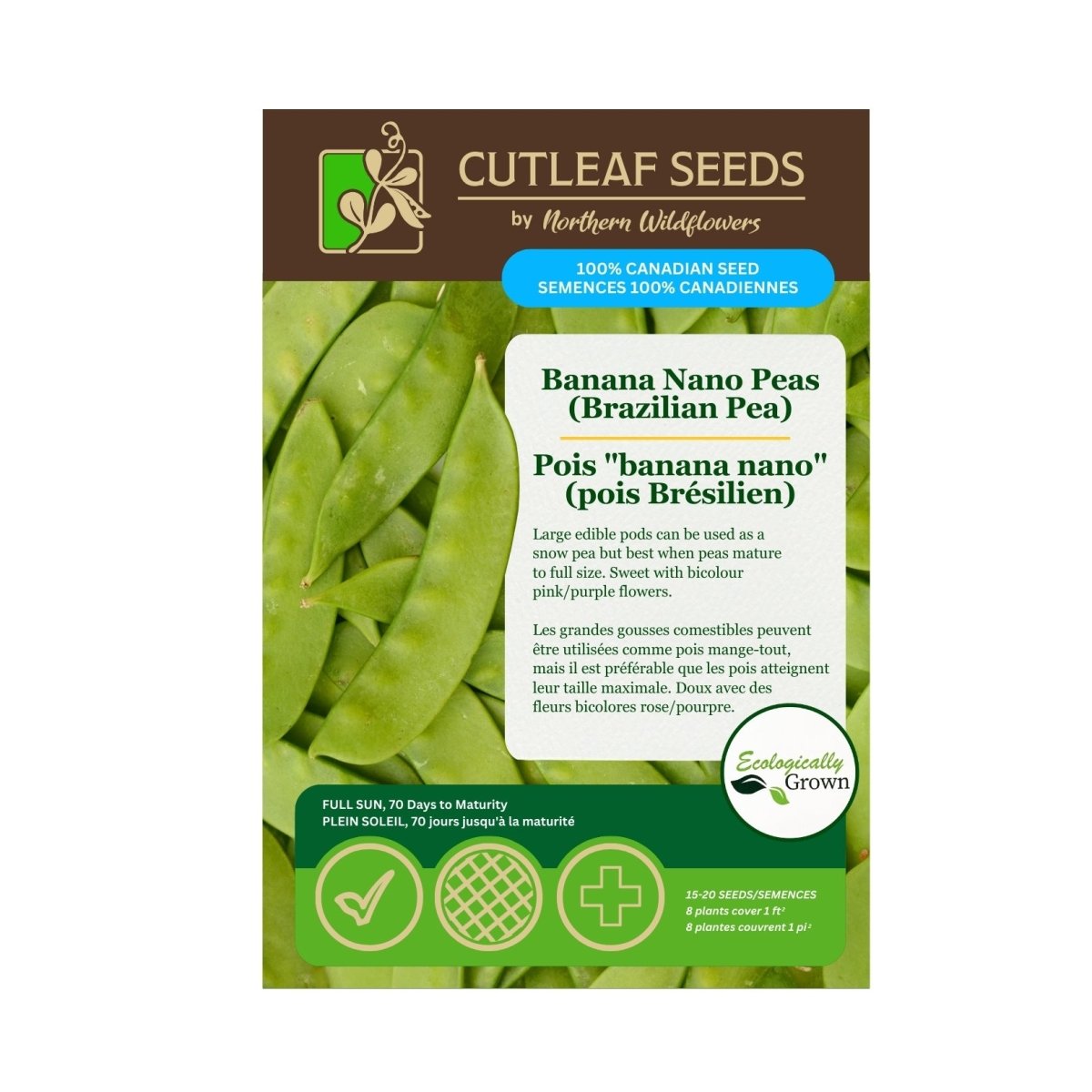 Banana Nano Pea Seeds (Brazilian Pea)