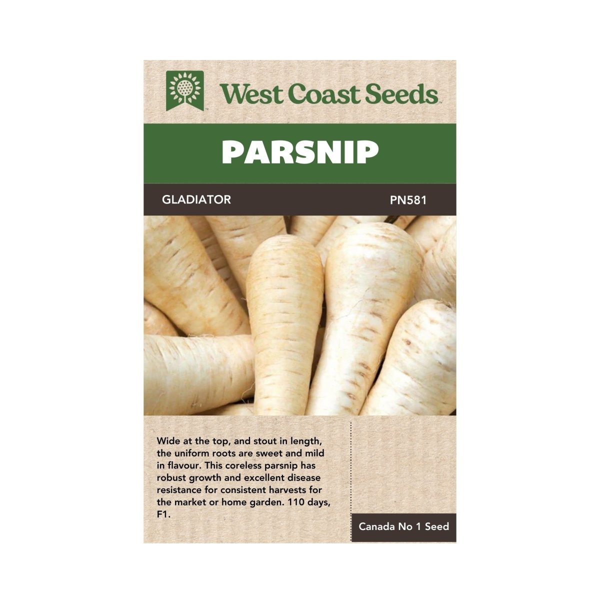 Gladiator Parsnip Seeds