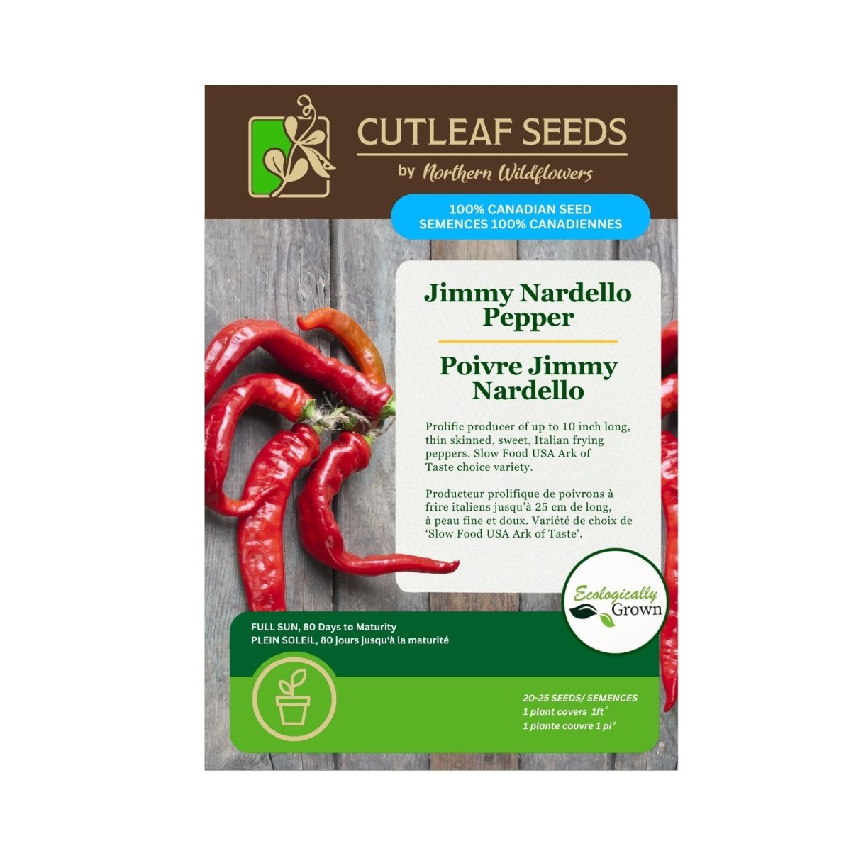 Jimmy Nardello Pepper Seeds