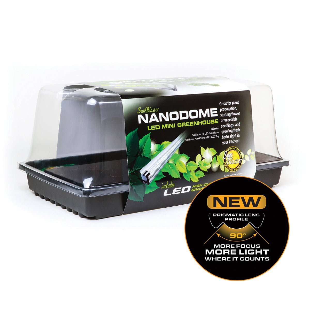 Sunblaster Nanodome Prismatic LED Mini Greenhouse Kit