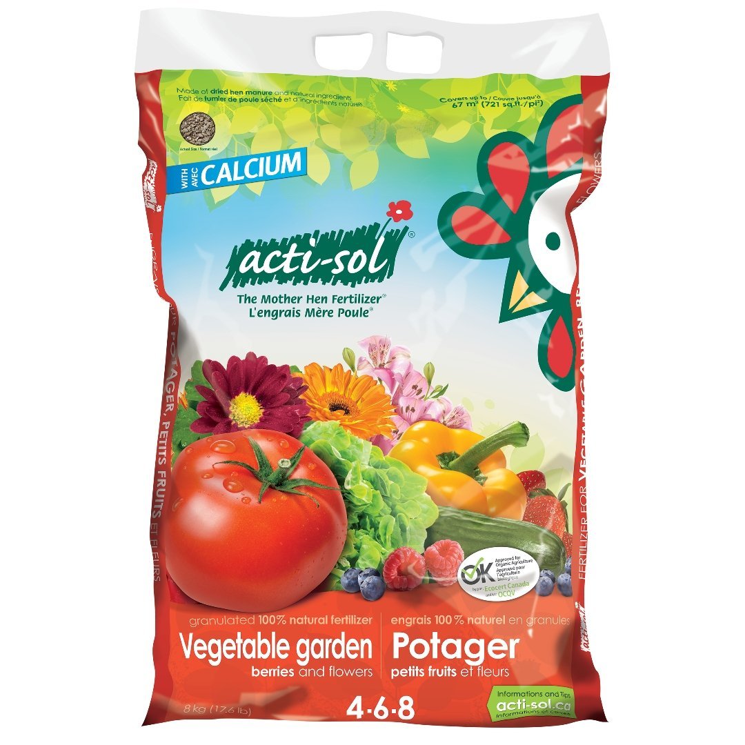 Acti-Sol Vegetable Garden Organic Fertilizer (4-6-8) 8 KG