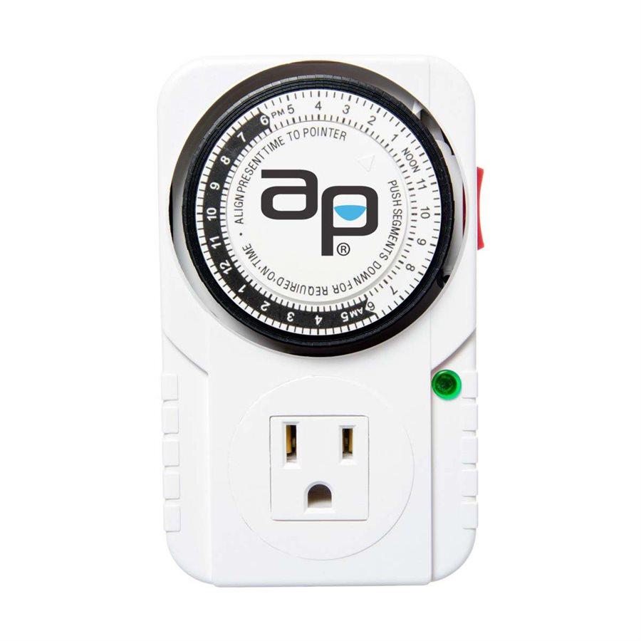 Autopilot One-Outlet Analog Grounded Timer