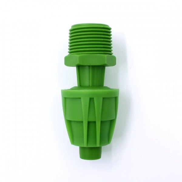 FloraFlex Micro Drip 16-17MM Pipe Fittings 3/4" Male Adapter