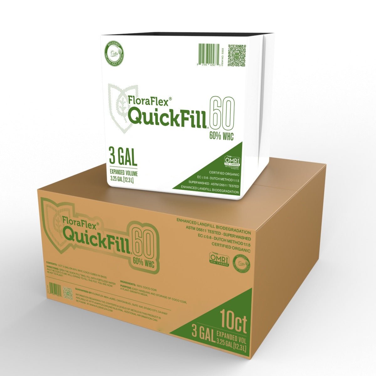 FloraFlex QUICKFILL BAG 60% WHC - 3 GAL